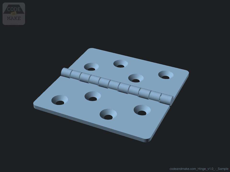 Fully Customizable Hinge - Code and Make